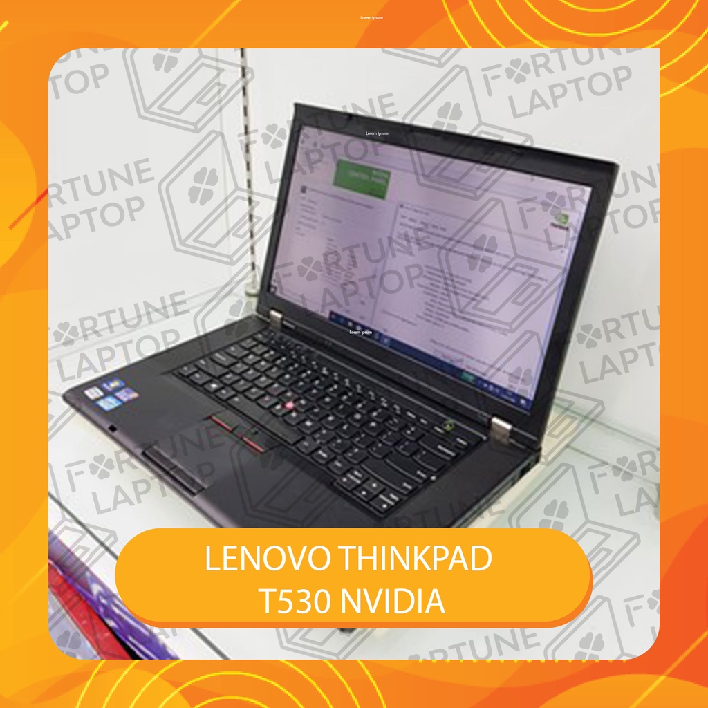 Jual Lenovo ThinkPad T530 |Core i5-Gen 3 |VGA Nvidia | Camera | Shopee ...