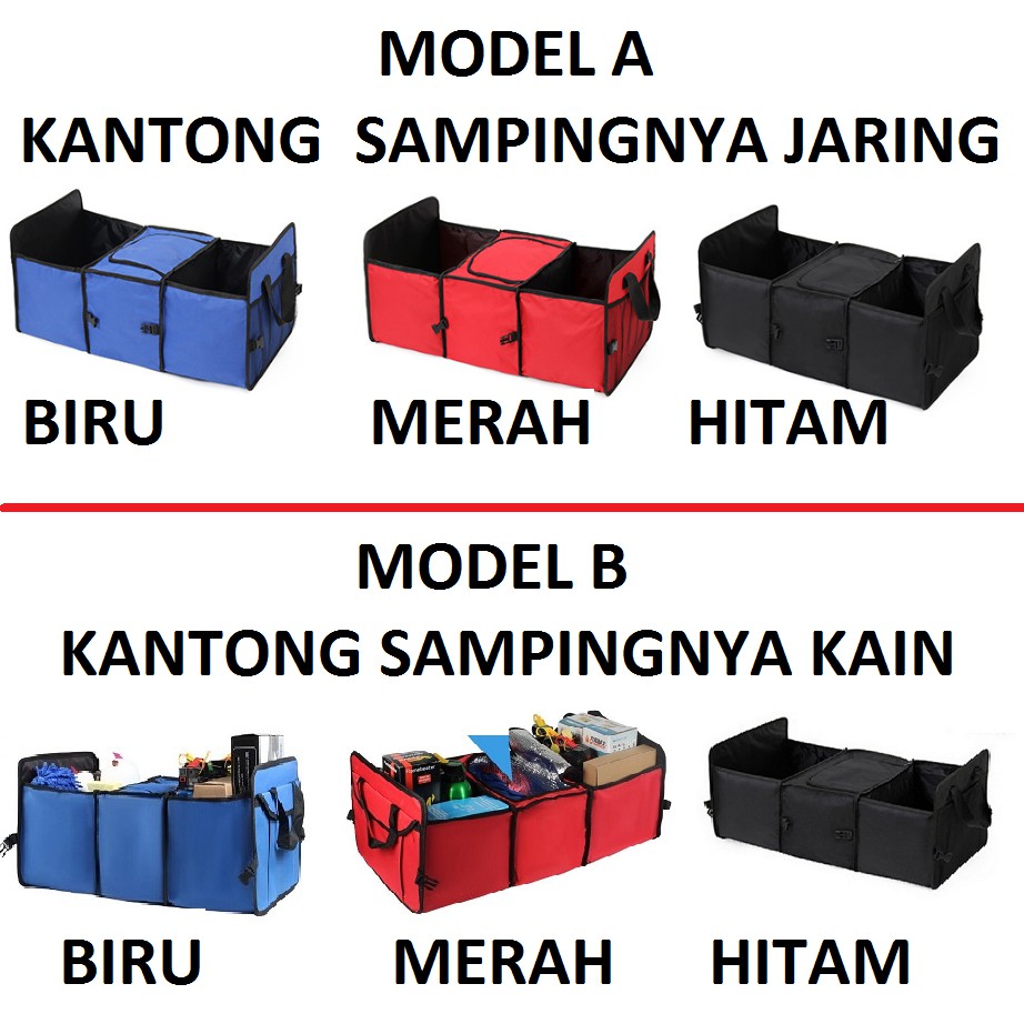 Jual SB-13 storage box kotak tas simpan bagasi mobil car boot organizer ...