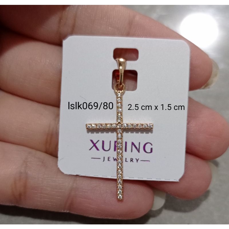 Jual Liontin Salib Xuping Asli Lapis Emas (3 model) | Shopee Indonesia