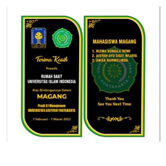 Jual Fandel Plakat Marmer Fandel Wisuda KKN | Shopee Indonesia