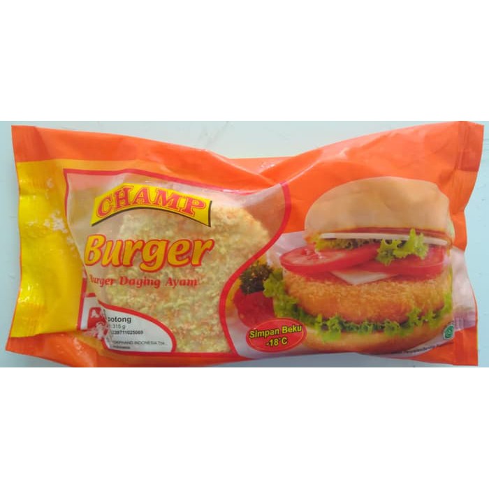 Jual Champ Chicken Burger (Isi 6 pcs) | Shopee Indonesia