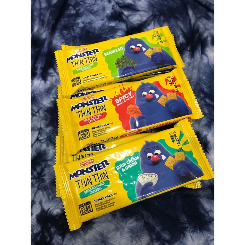 Jual Mamee Monster Thin Thin biskuit mamee | Shopee Indonesia