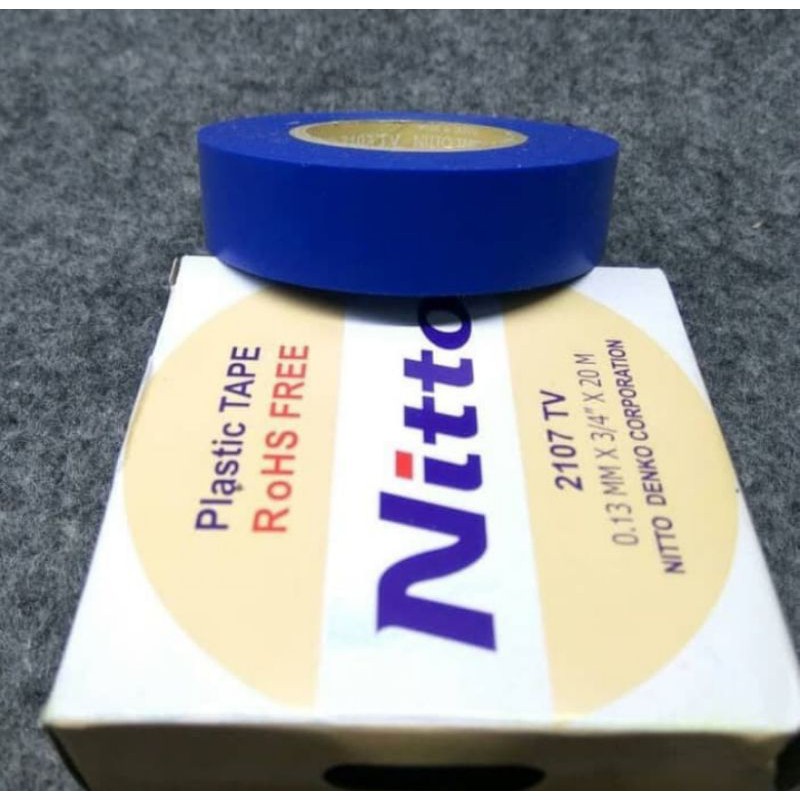 Jual isolasi nitto / solasi listrik nitto 3/4 x 20m | Shopee Indonesia
