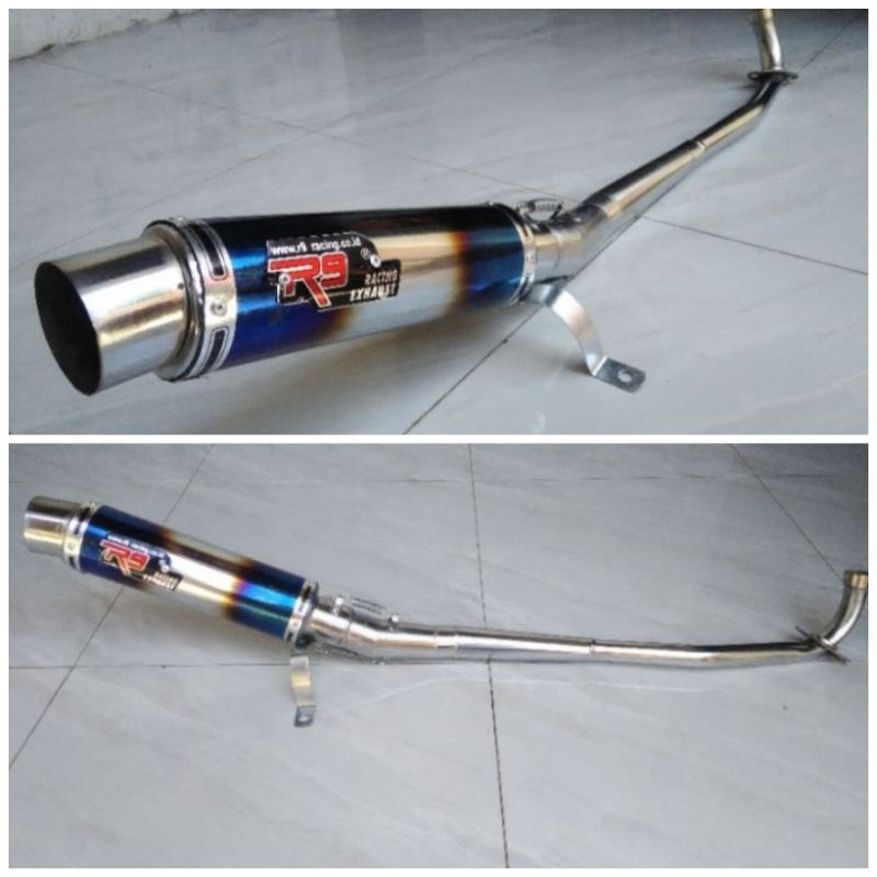 Jual KNALPOT RACING R9 supra jupiter revo smash shogun vega astrea ...