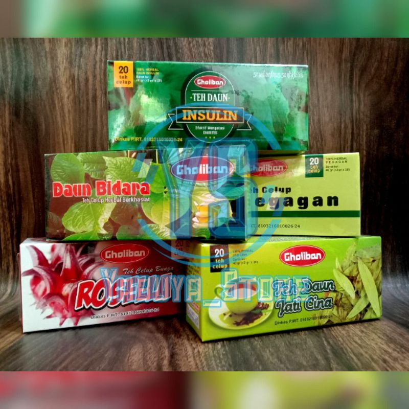 Jual Teh Celup Bunga Rosella, Daun Bidara, Daun Jati Cina, Daun Pegagan ...