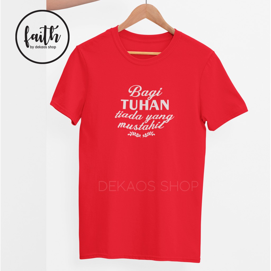 Jual KAOS ROHANI PRIA WANITA / KAOS ROHANI KRISTEN / KAOS ROHANI / KAOS ...