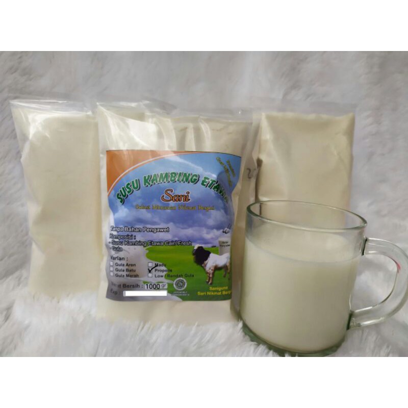 Jual susu kambing plus gula aren, gula batu, madu, propolis 1000g/1 kg | Shopee Indonesia