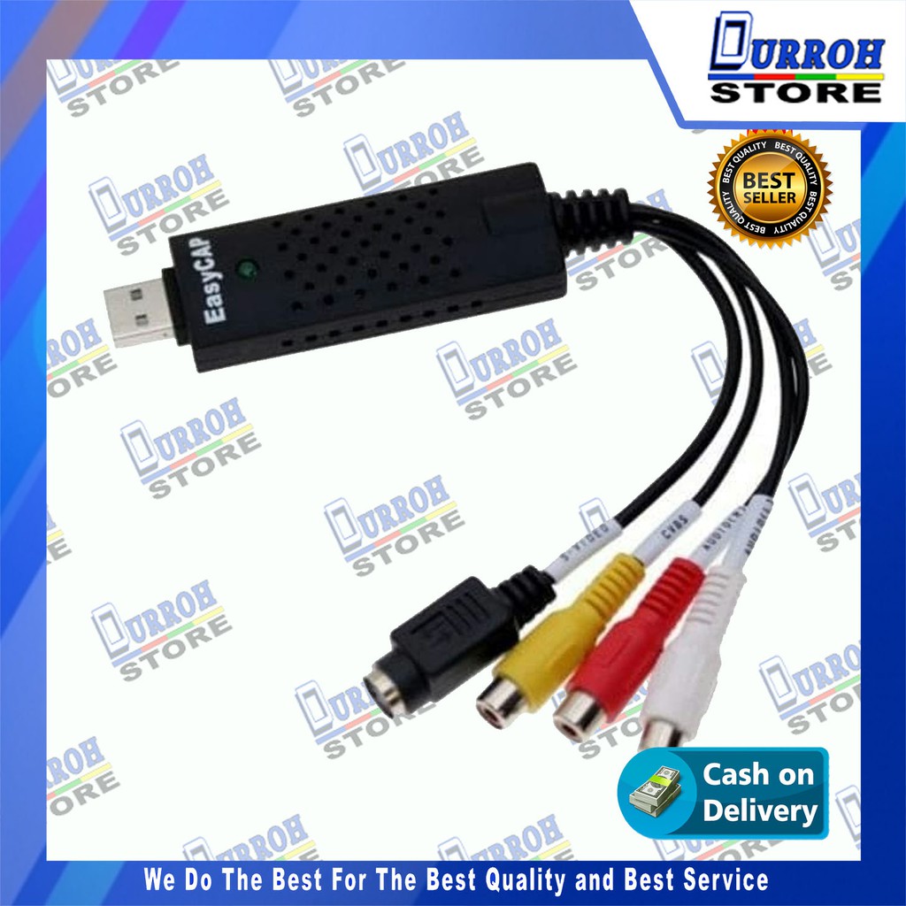 Jual Video Capture USB 2.0 DVR 1 Channel EasyCap Easy Cap Digital ...