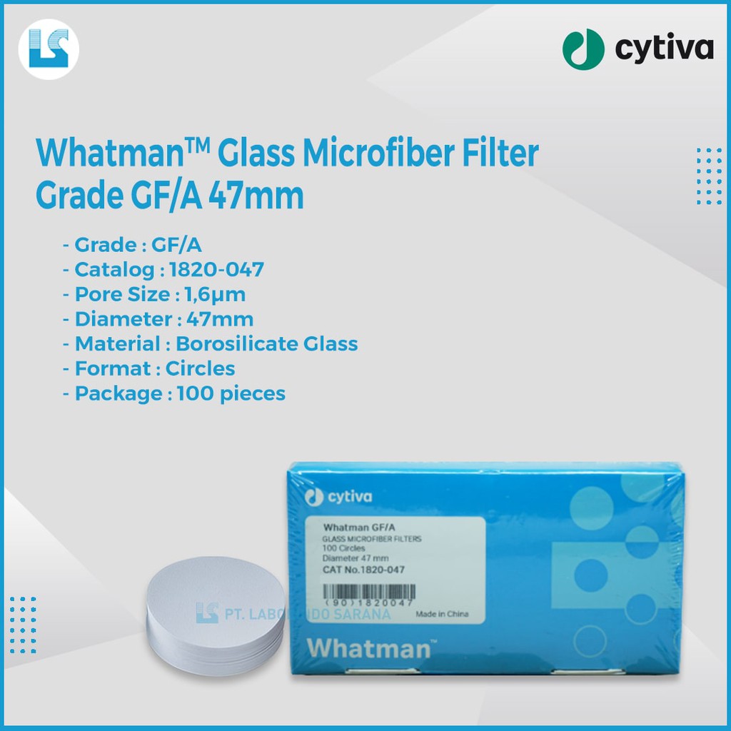 Jual Whatman Glass Microfiber Filter GF/A , 47mm | Shopee Indonesia