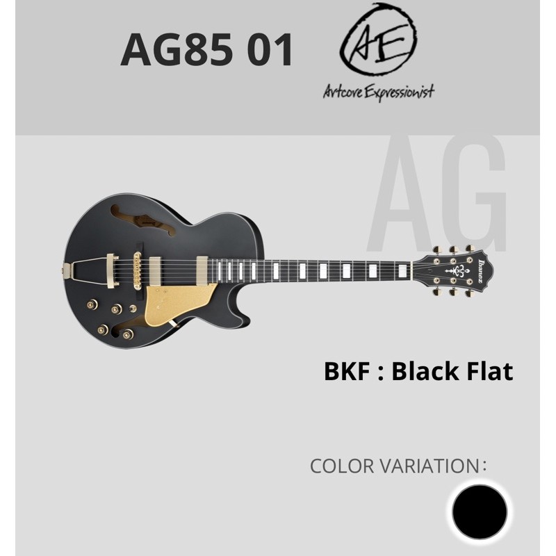 Jual IBANEZ AG85BKF AG85-BKF GITAR ARTCORE EXPRESSIONIST HOLLOW BODY ...
