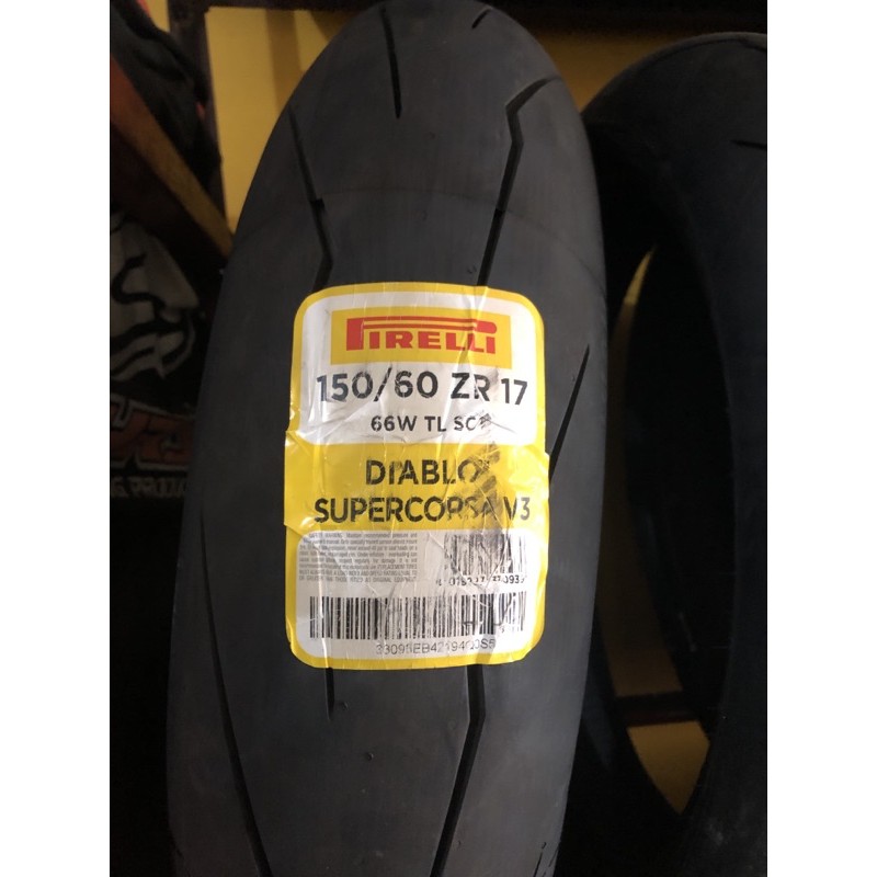 Jual BAN MOTOR PIRELLI DIABLO SUPERCORSA 150/60-17 | Shopee Indonesia