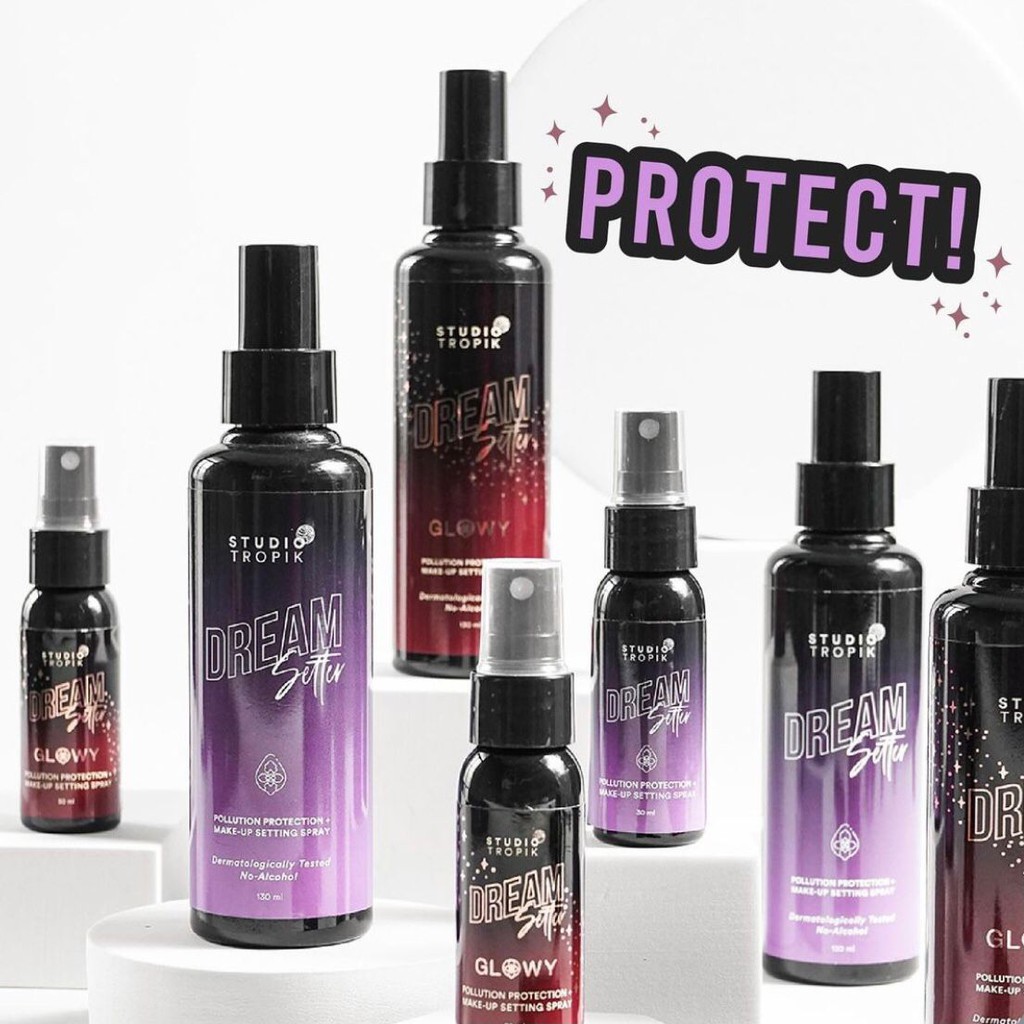 Jual Studio Tropik DreamSetter / Glowy : Pollution Protection Make-up ...