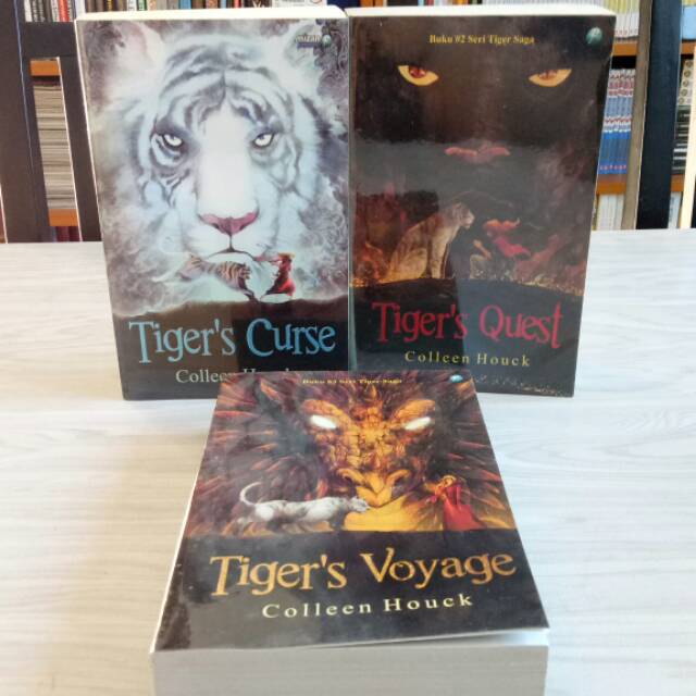 Jual Paket novel Tiger Saga oleh Colleen Houck (Tiger's Curse, Tiger's Quest, Tiger's Voyage ...