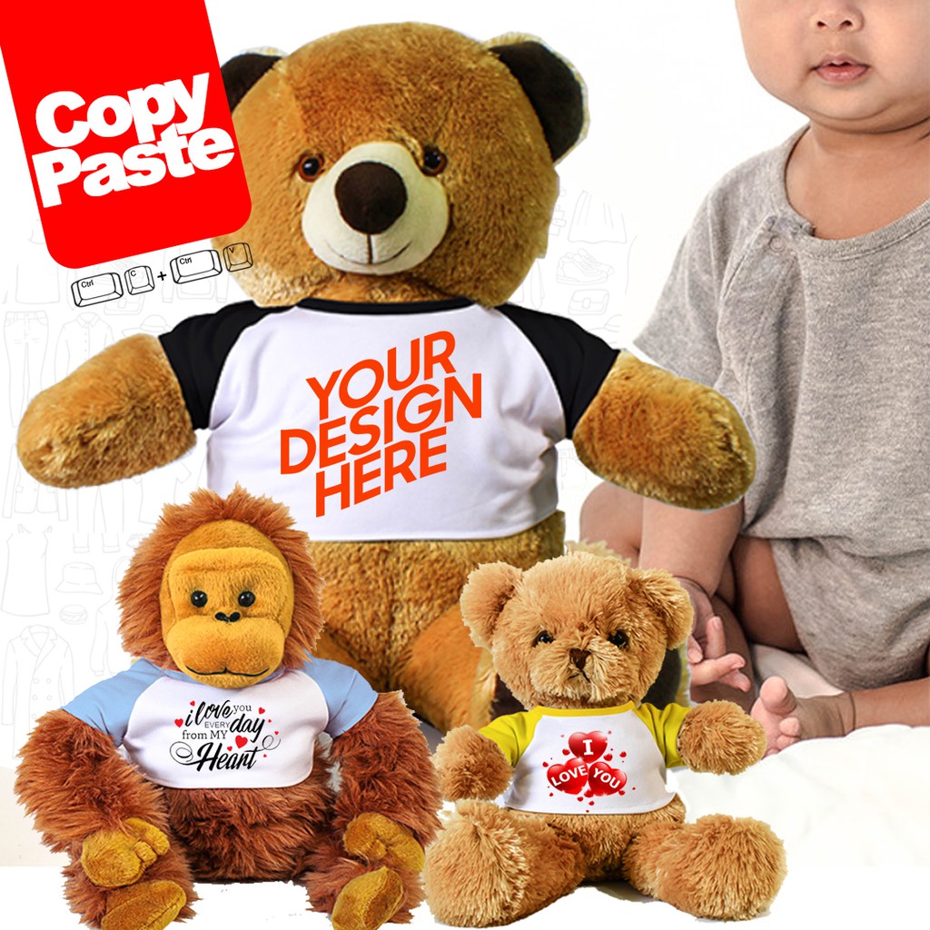 Jual Kado Unik Boneka Beruang, Boneka Monyet, Boneka Orang Utan Custom ...