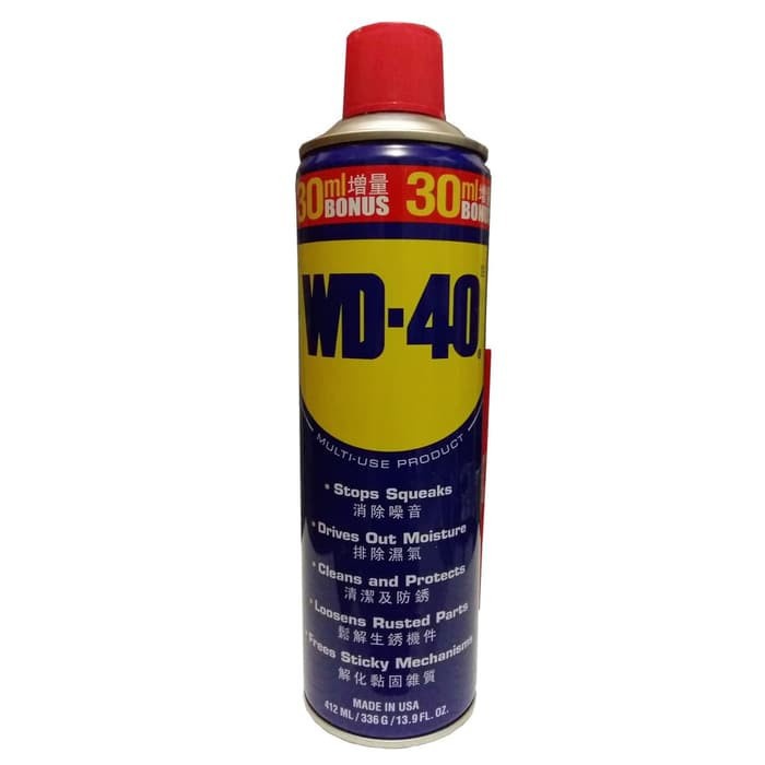 Jual WD40 WD-40 WD 40 Pelumas Anti Karat Penetrating Oil 120ml / 333ml ...