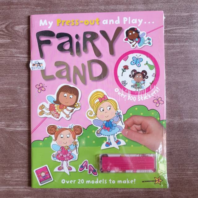 Jual BUKU ANAK : My Press Out and Play Fairy Land Activity Book ...