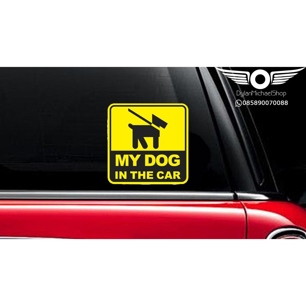 Jual Stiker Mobil Puppy Doggie Dog on Board Car Sticker Vinyl Decal ...