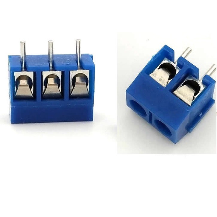 Jual TERMINAL PCB BLOCK SCREW 2 3 PIN 2P 3P 2PIN 3PIN KAKI BLUE BIRU ...