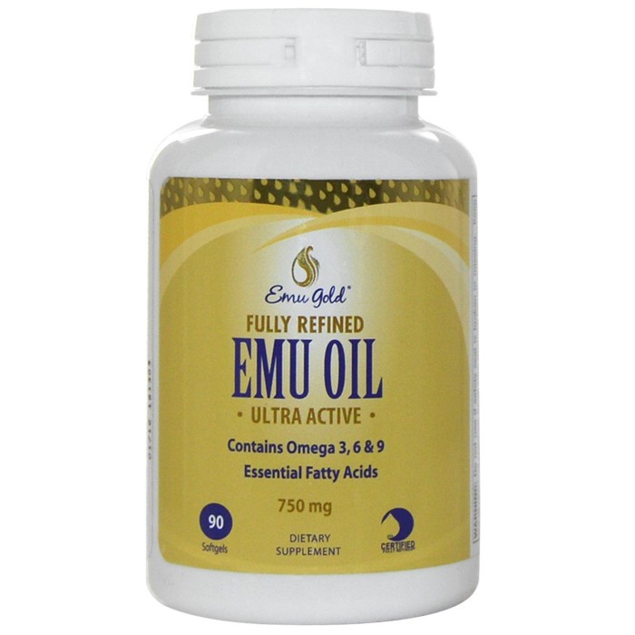 Jual Emu Gold EMU Oil Ultra Active 750 mg 90 Softgels | Shopee Indonesia