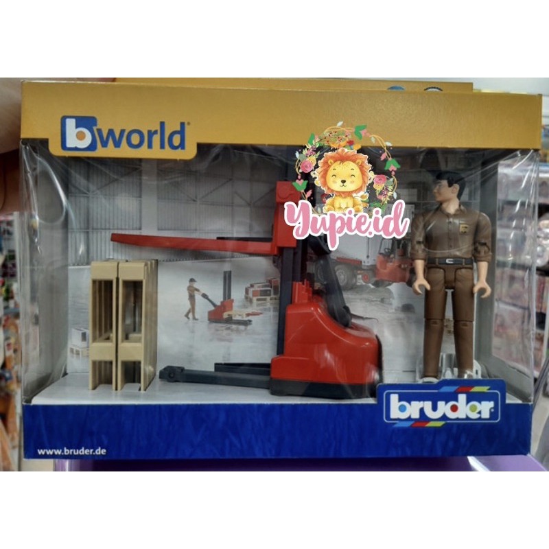 Jual Bruder toys Bworld logistic figure set + acc 62210 | Shopee Indonesia