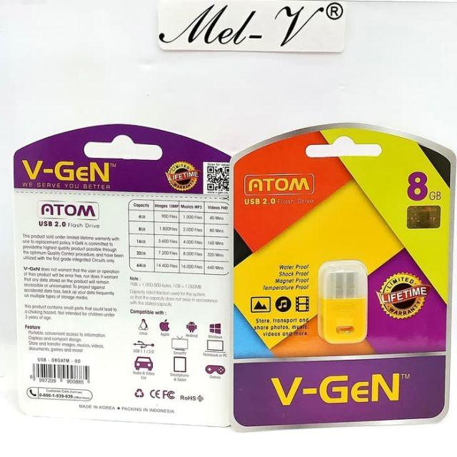 Jual V-Gen Flashdisk Atom 8GB 16GB 32GB V-Gen / USB Flash disk V Gen ...