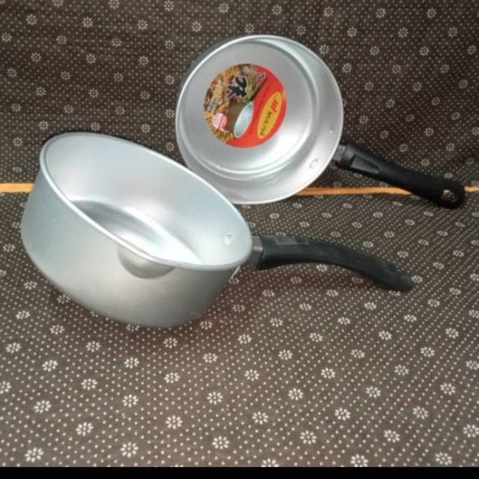 Jual Panci Susu Aluminium Awet Kuat Tebal Premium Muliya 18CM Sauce Pan ...