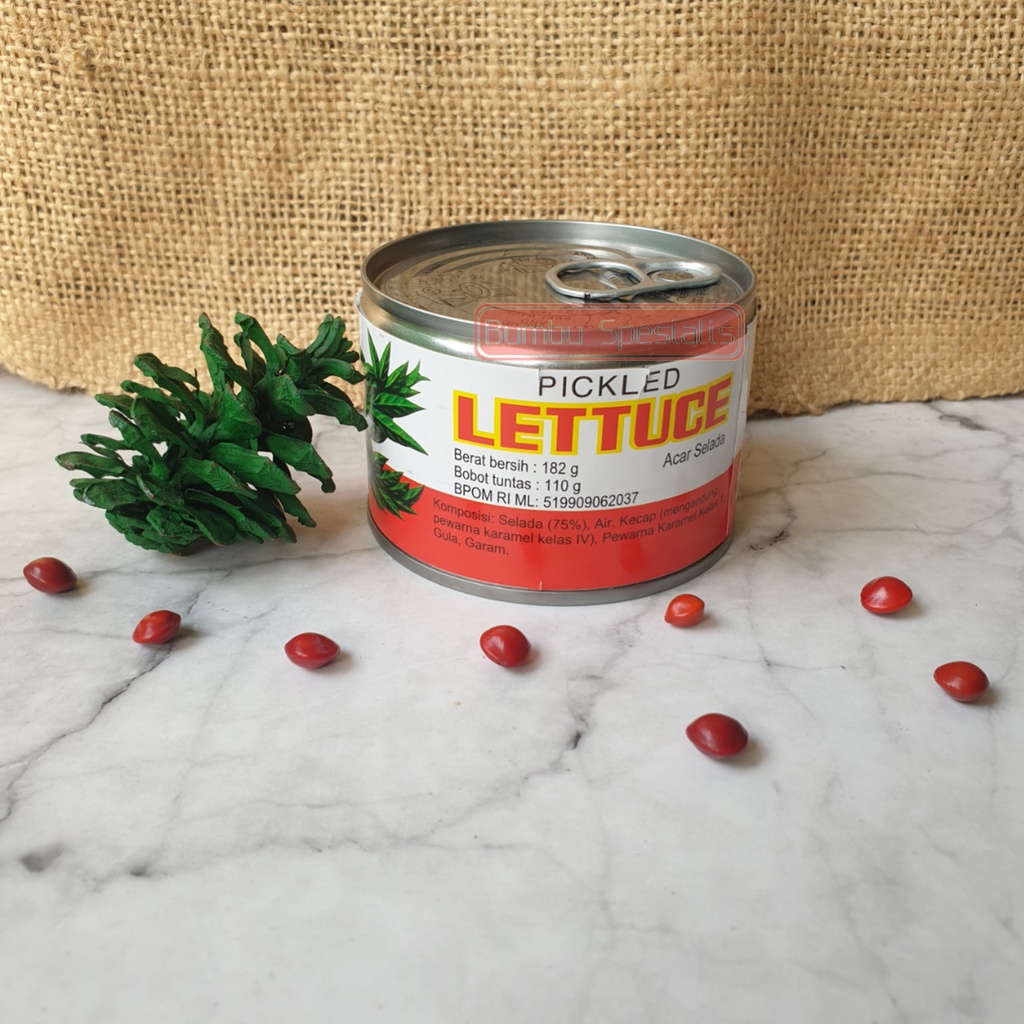 Jual pickled lettuce acar selada kaleng ikps 182 gr | Shopee Indonesia