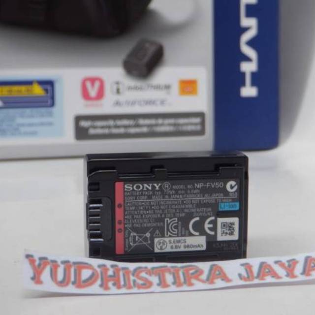 Jual Baterai Handycam Sony NP-FV50 ORIGINAL | Shopee Indonesia