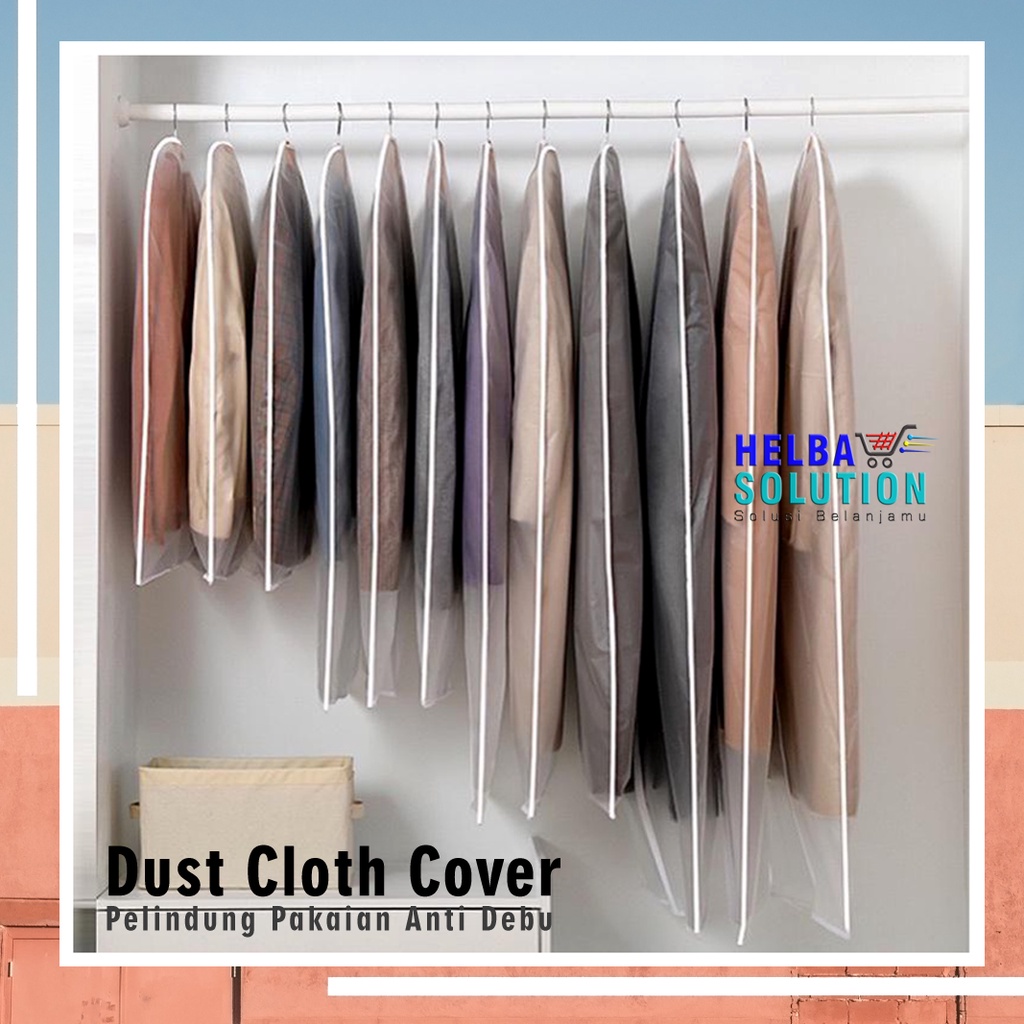 Jual Cover Baju Pakaian Jas Anti Debu Dan Air Resleting Tengah Dust ...