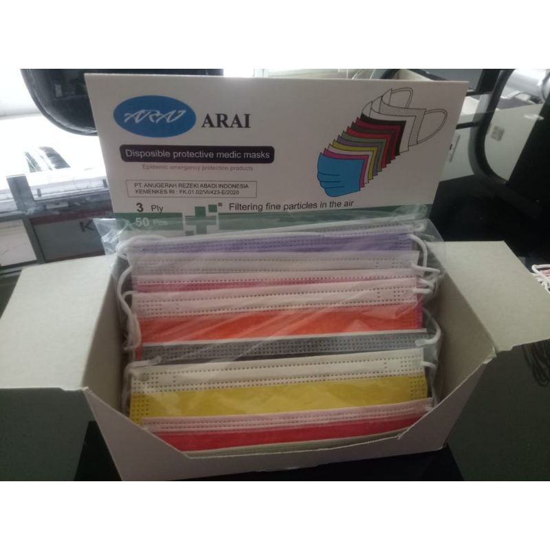 Jual MASKER MURAH (WARNA) | Shopee Indonesia