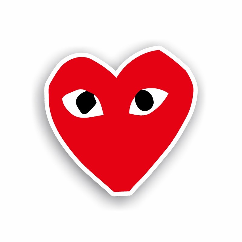 Jual Stiker Comme des Garçons CDG / Sticker Comme des Garçons CDG ...