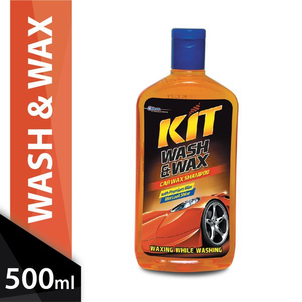 Jual KIT Wash & Wax Car Shampoo Botol 500ml | Shopee Indonesia