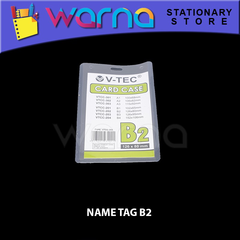Jual ID CARD B2/CARD HOLDER B2/PLASTIK KARTU NAMA B2/NAME TAG B2 ...