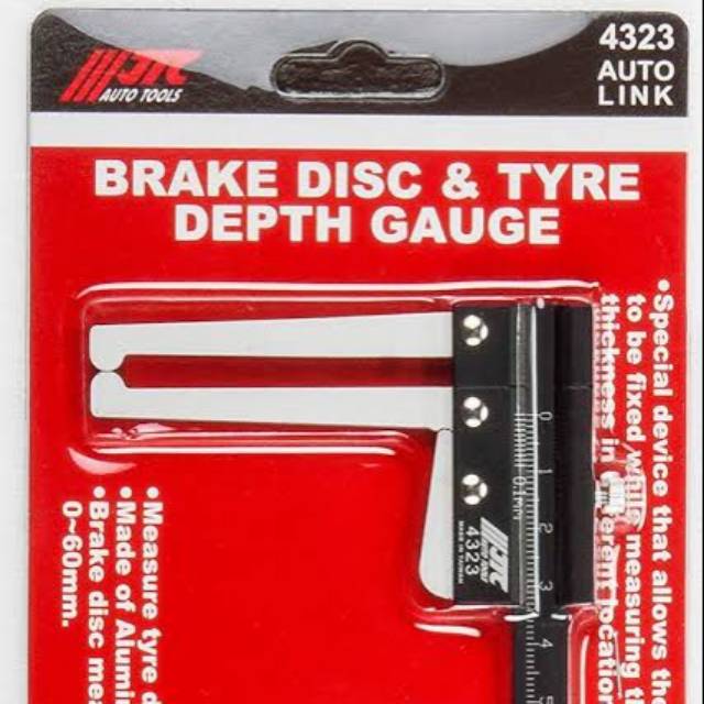 Jual JTC 4323 brake disc and tyre depth gauge, ukur ban | Shopee Indonesia