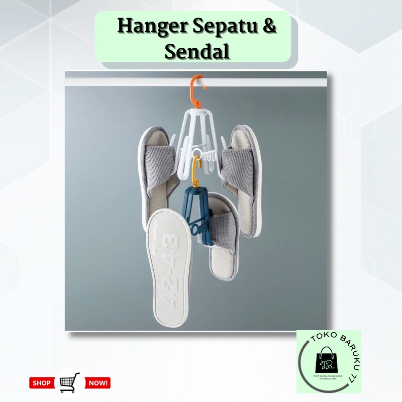 Jual (KEYA) Hanger Sepatu Sandal Gantungan Sepatu Sandal Shoes Hanger ...