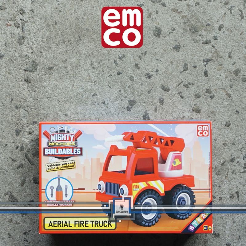 Jual Mighty Machines Buildables AERIAL FIRE TRUCK Build Combine Brix ...