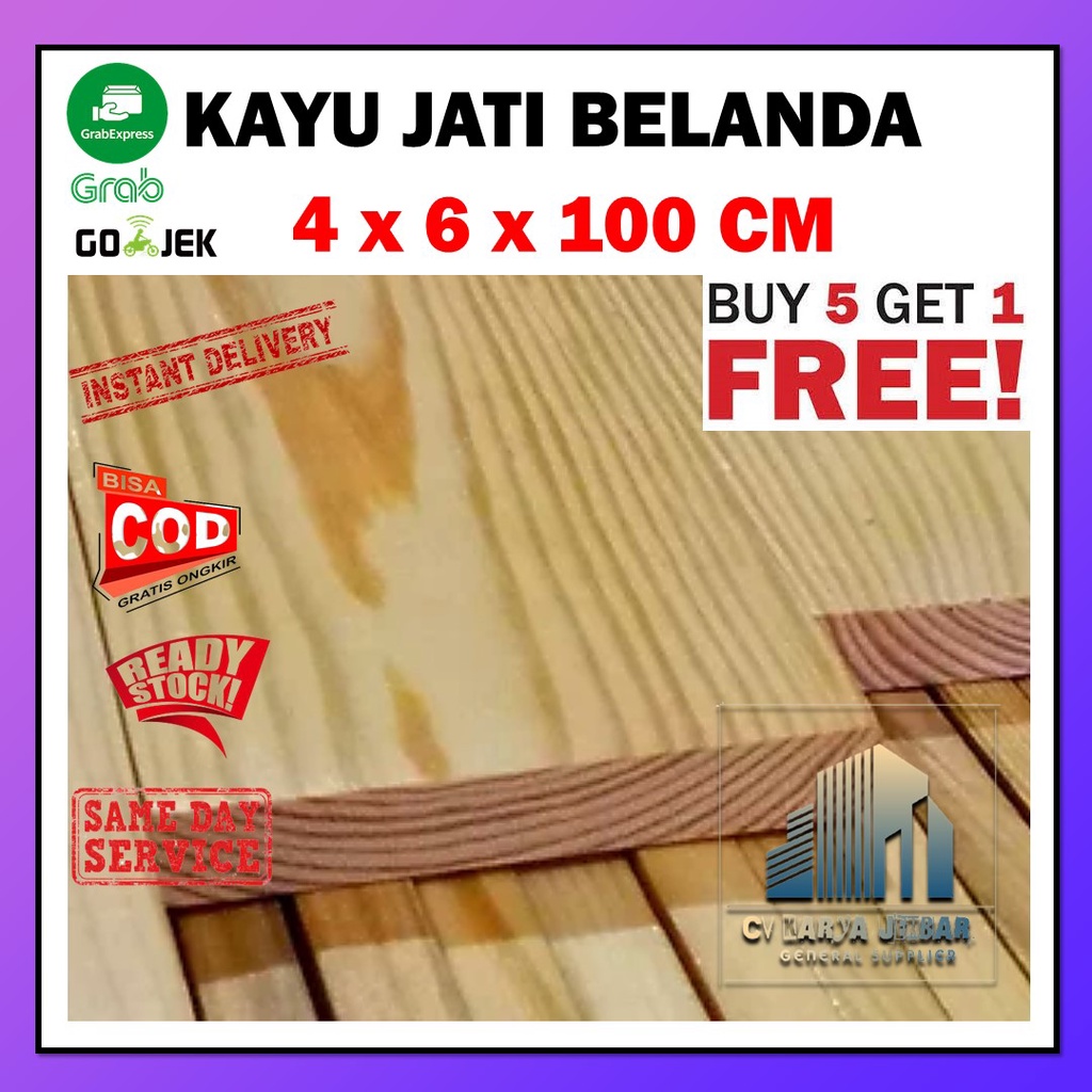 Jual Kayu Jati Belanda Pinus Papan Halus 120 100cm 120cm Ukuran 4X6X100 ...
