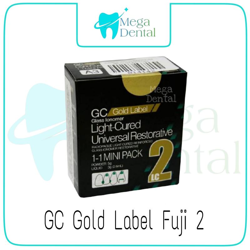 Jual GC Gold Label Fuji 2 LC MP Mini Pack - Glassionomer Fuji II LC ...