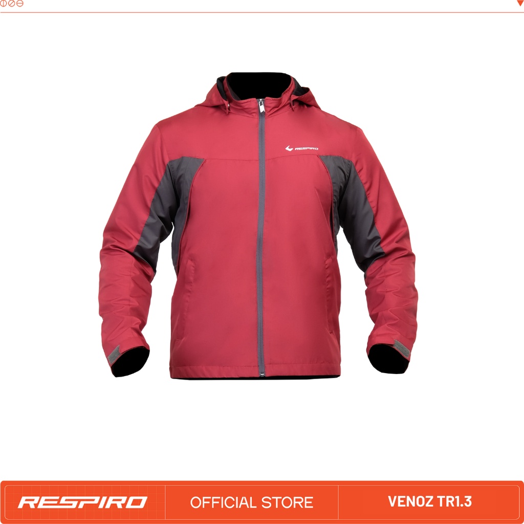 Jual Respiro Venoz TR1.3 | Jaket Anti Angin Hoodie Respiro - Windproof ...