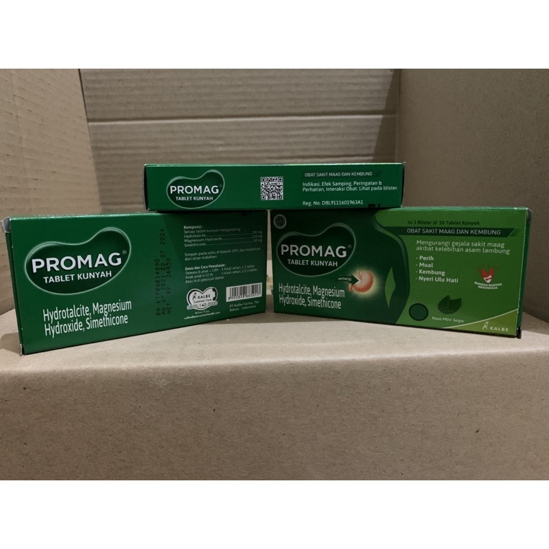 Jual Promag Tablet Isi 3 blister @10 tablet ( 30 tablet ) - ED DEKAT ...