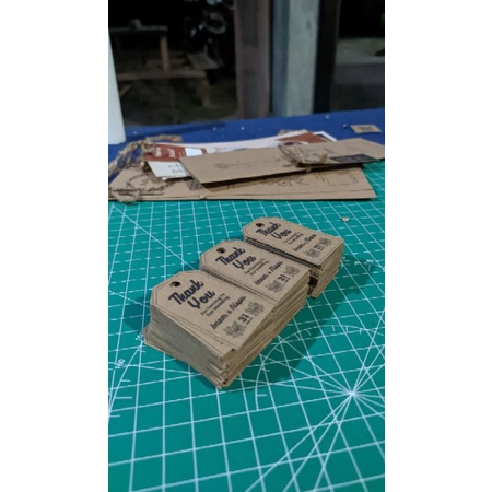 Jual Kartu Hang Tag Souvenir Pernikahan UlangTahun 1000 Hari label ...