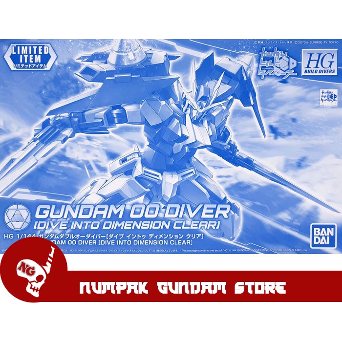 Jual Gundam 00 Diver Dive Into Dimension Clear Premium Bandai | Shopee Indonesia