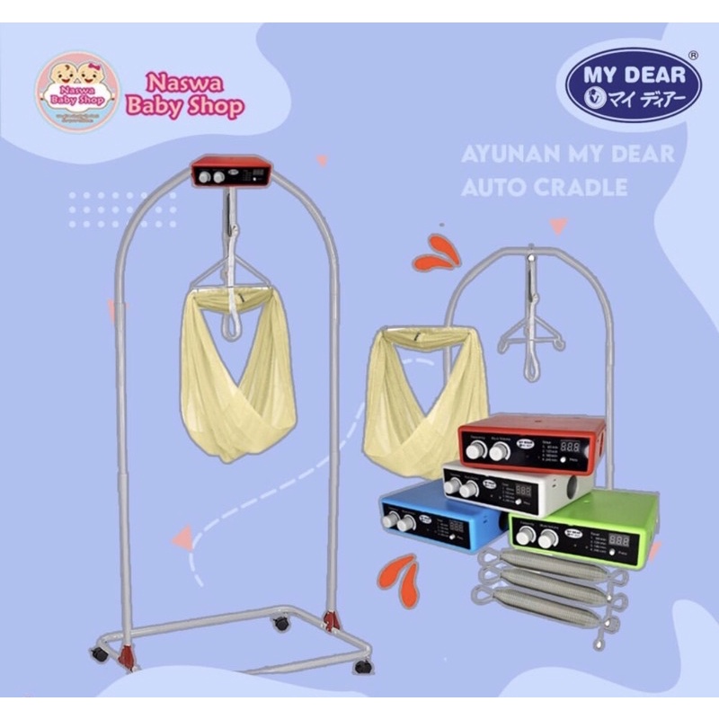Jual My Dear Auto Cradle Tiang Ayunan dengan Mesin Otomatis | Shopee ...