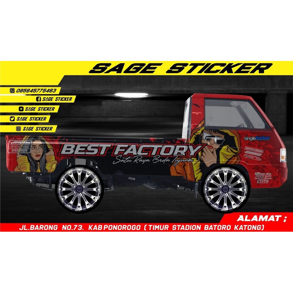 Jual decal mobil l300 full body | Shopee Indonesia