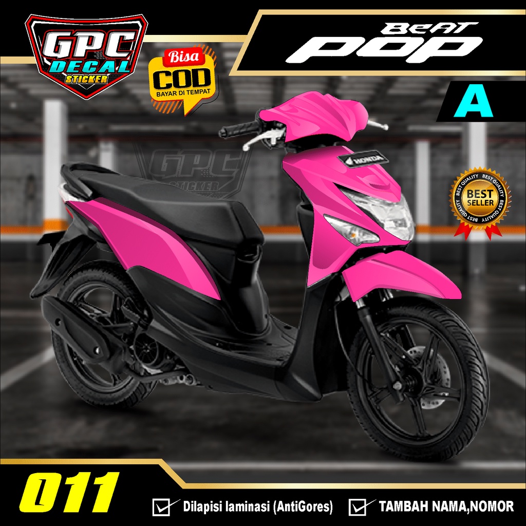 Jual Decal Sticker Blok Fullbody Beat Pop 011- Variasi List Motor GPC ...