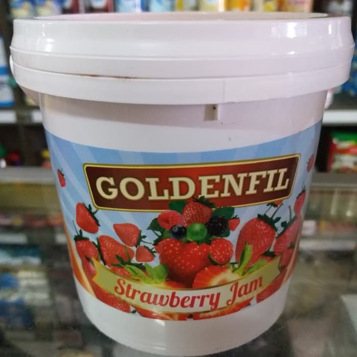 Jual selai goldenfil strawberry 1kg goldenfill | Shopee Indonesia