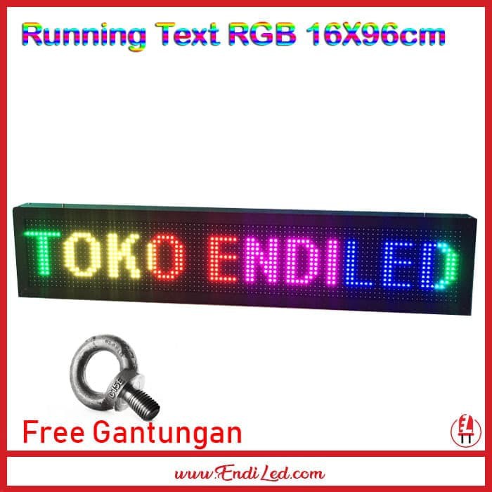 Jual Led Running Text Full Color RGB WI-FI Android Laptop | Shopee ...