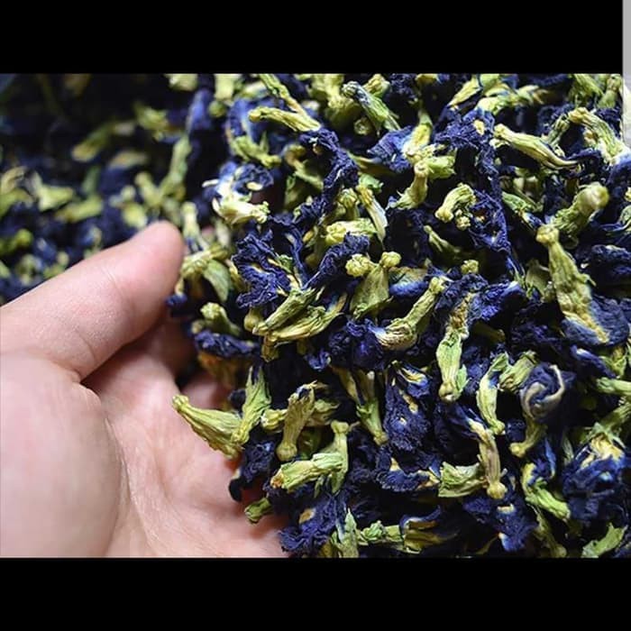 Jual Bunga Telang kering Dried Butterfly Pea Flower Blue Tea Teh Biru 1 ...