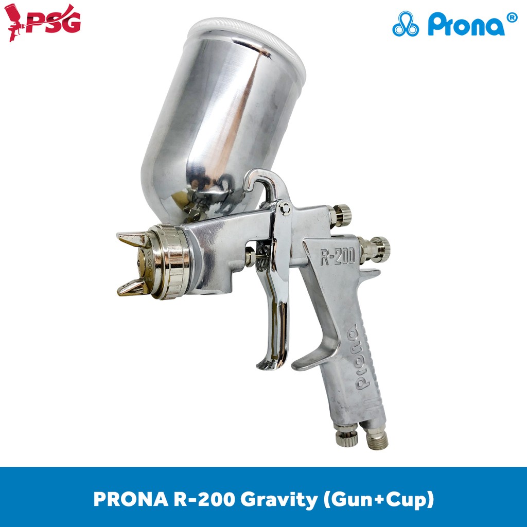 Jual Prona R-200 Gravity (Gun+Cup) - 1.5mm (Set Dengan Cup ANZEN PC-4S ...