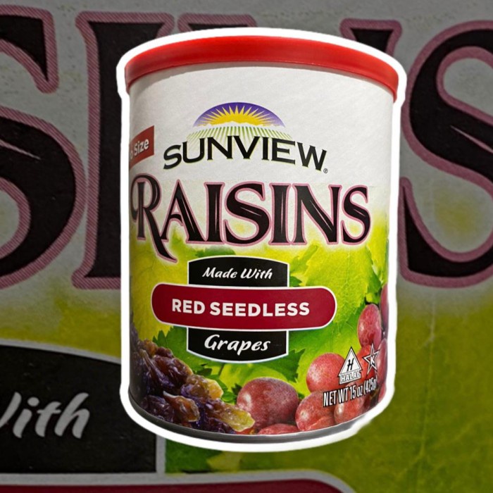 Jual [Kismis Import] Sunview Raisins Red Seedless 425gr | Shopee Indonesia
